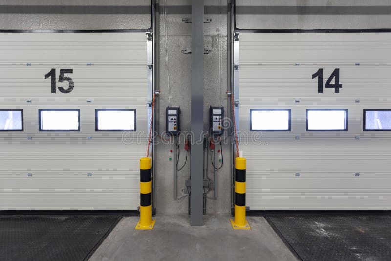 Loading doors stock photo. Image of doors, industry, exterior - 15341740
