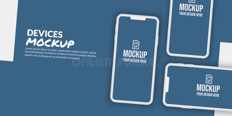 Conceptual Smartphone Mockup with Blank Screen for App Development and ...