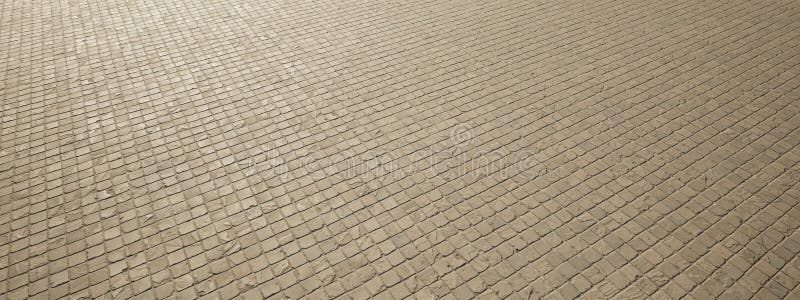 Conceptual Solid Beige Background of Cobblestone Texture Floor As a ...