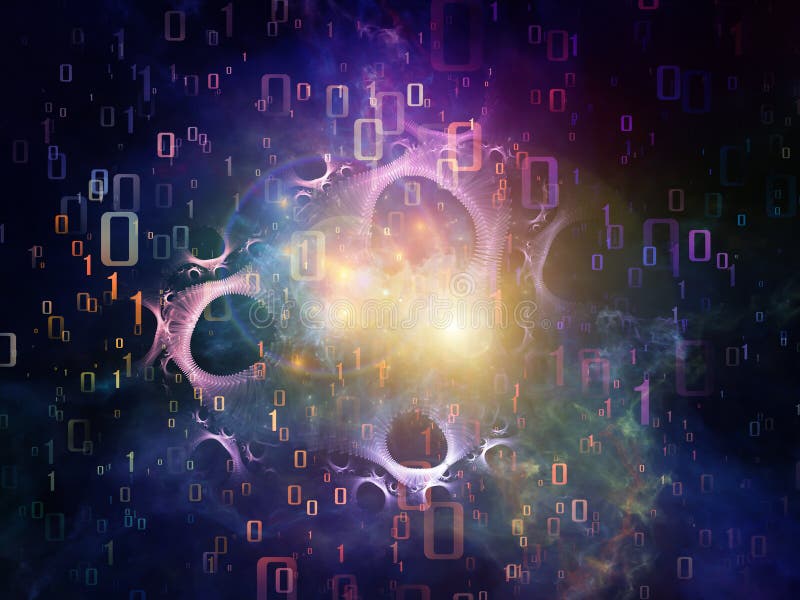 Conceptual Space Geometry stock illustration. Illustration of education ...