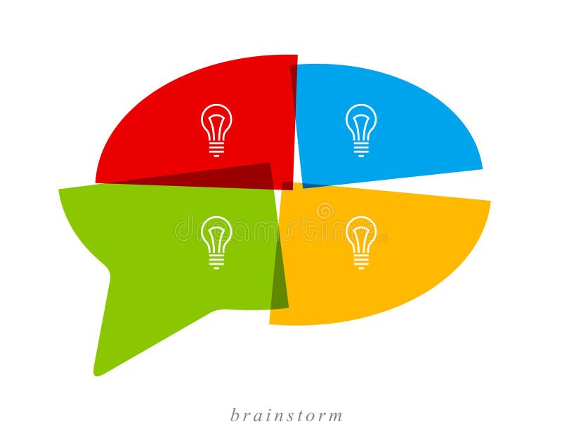 Conceptual Speech Bubble Communication Concept Vector Sign Isolated on ...