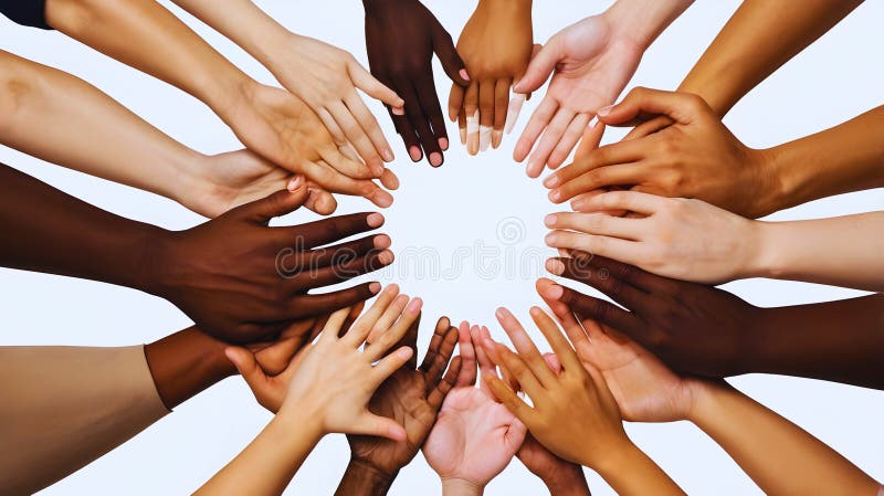 United Hands Conceptual Symbol Stock Illustrations – 412 United Hands ...