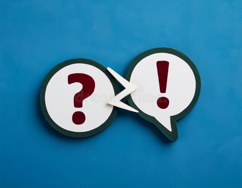 Conceptual Symbols Representing an Argument and Disagreement, Featuring ...