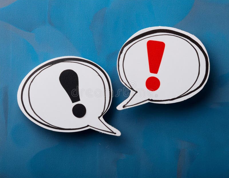 Conceptual Symbols Representing an Argument and Disagreement, Featuring ...