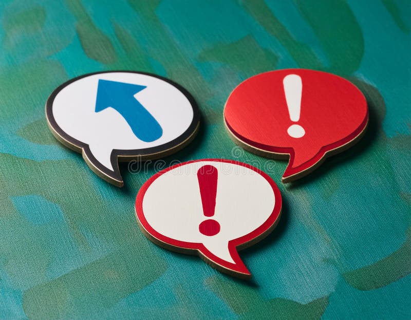 Conceptual Symbols Representing an Argument and Disagreement, Featuring ...