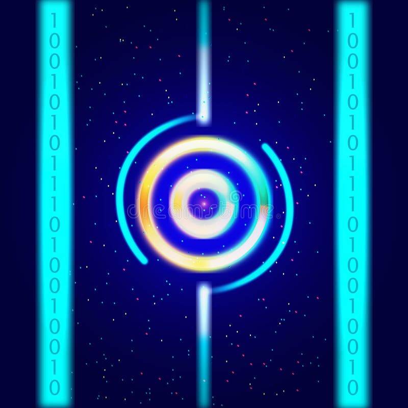 Conceptual Technological Illustration of Artificial Intelligence. Stock ...