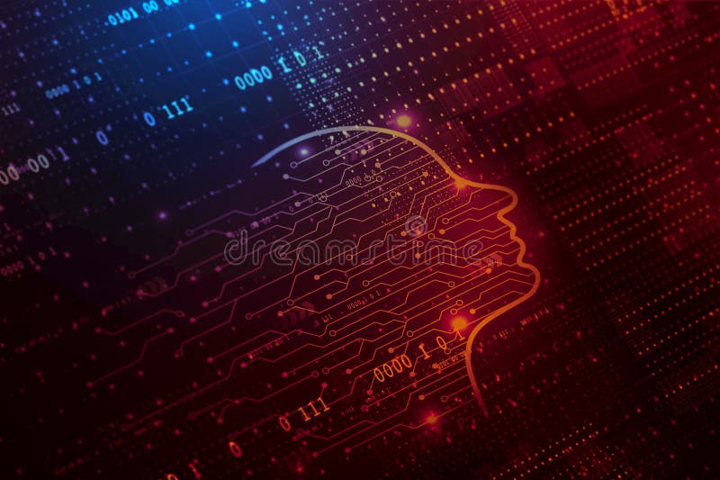 Conceptual Technology Illustration of Artificial Intelligence ...