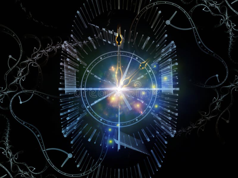 Conceptual Temporal Realm stock illustration. Illustration of late ...