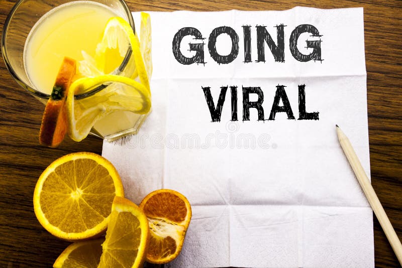 Conceptual Text Caption Showing Going Viral. Concept For Social Viral ... Conceptual Text Caption Showing Going Viral. Concept For Social Viral ...