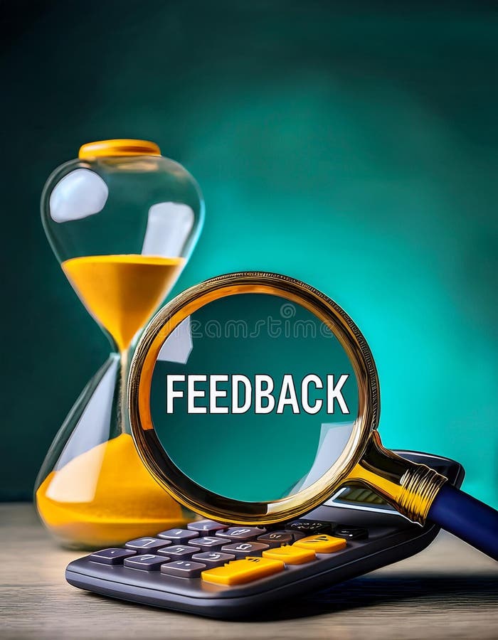 Conceptual Time for Feedback Symbol. FEEDBACK Word is Written on ...