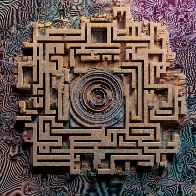 Abstract Top-down Labyrinth Merging into Liquid Ripple with Neural ...