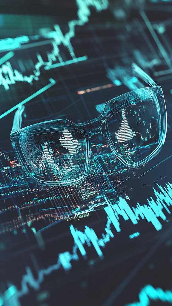 Conceptual Trading Setup with AR Elements Visualizing MicroStrategy ...