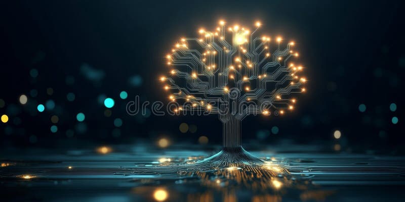 Conceptual Tree of Innovation Visualized with AI Technology Effects ...