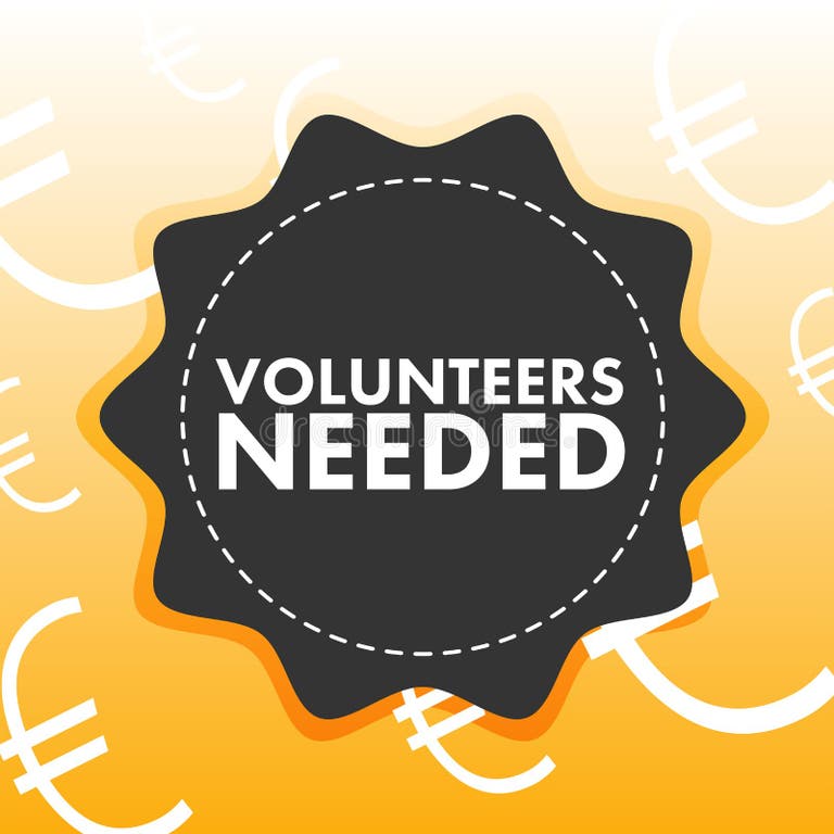 Conceptual Vector Image of Reading Volunteer Needed Stock Vector ...