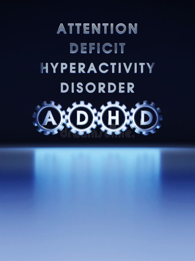 Conceptual Video that Shows ADHD Attention-Deficit Hyperactivity ...