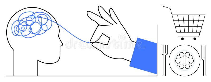 Conceptual Visualization of Brain and Mental Processes with Shopping ...