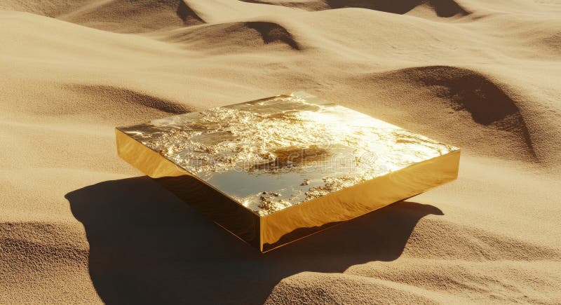 A Conceptual Visualization of Desert Landscape Topography Mapped on the ...