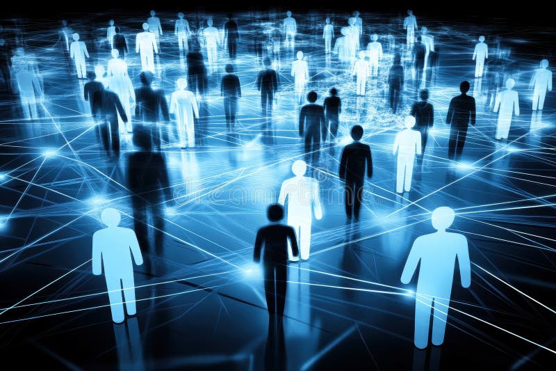 Conceptual Visualization of Global Business Network with Connections ...