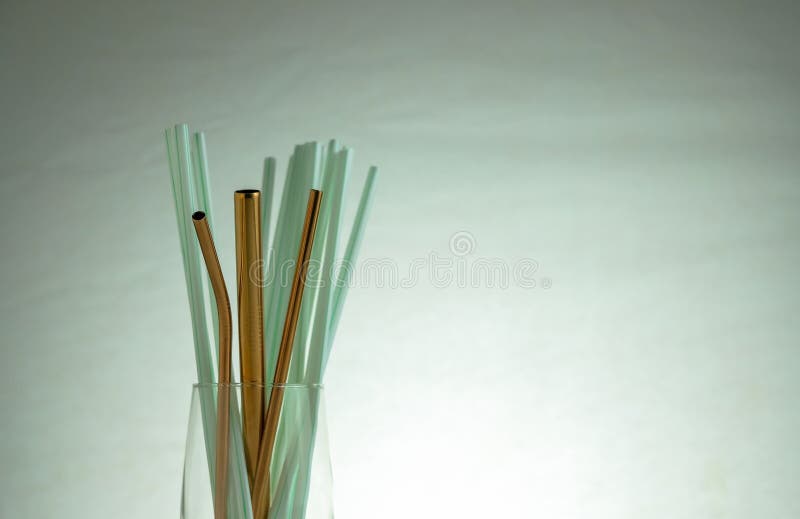 Conceptual of World Issue on Single Use Plastic Against Reusable Steel ...