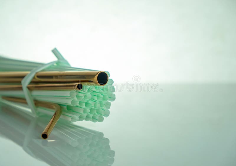 Conceptual of World Issue on Single Use Plastic Against Reusable Steel ...