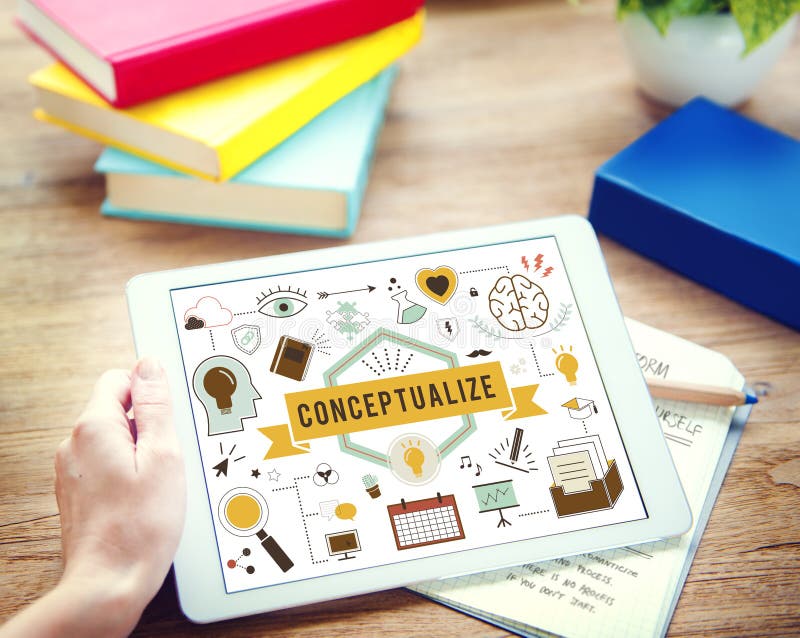 Conceptualize Conception Conceptual Ideas Plan Concept Stock Photo ...