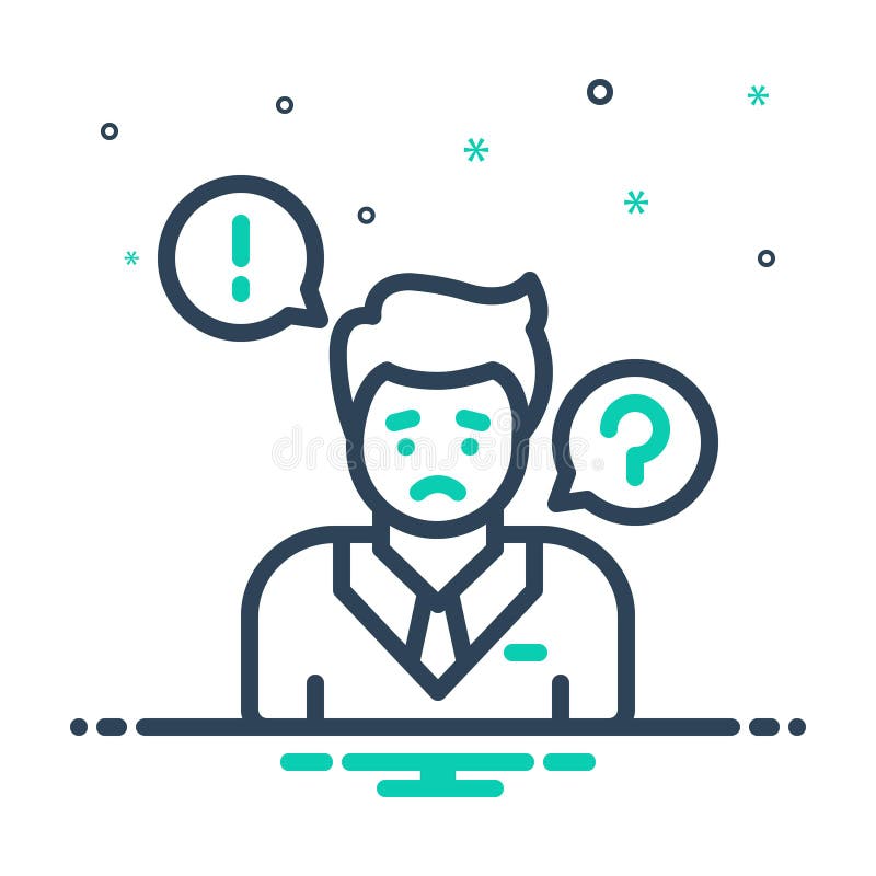 Mix Icon for Concern, Care and Boy Stock Vector - Illustration of ...