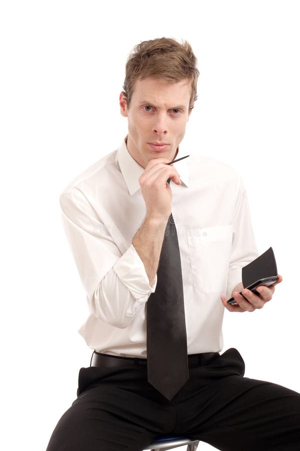 Concerned stock image. Image of expression, employee, corporate - 836009