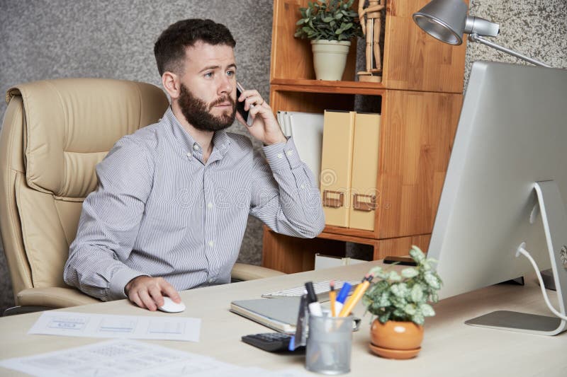 Concerned business woman stock photo. Image of reading - 55840672