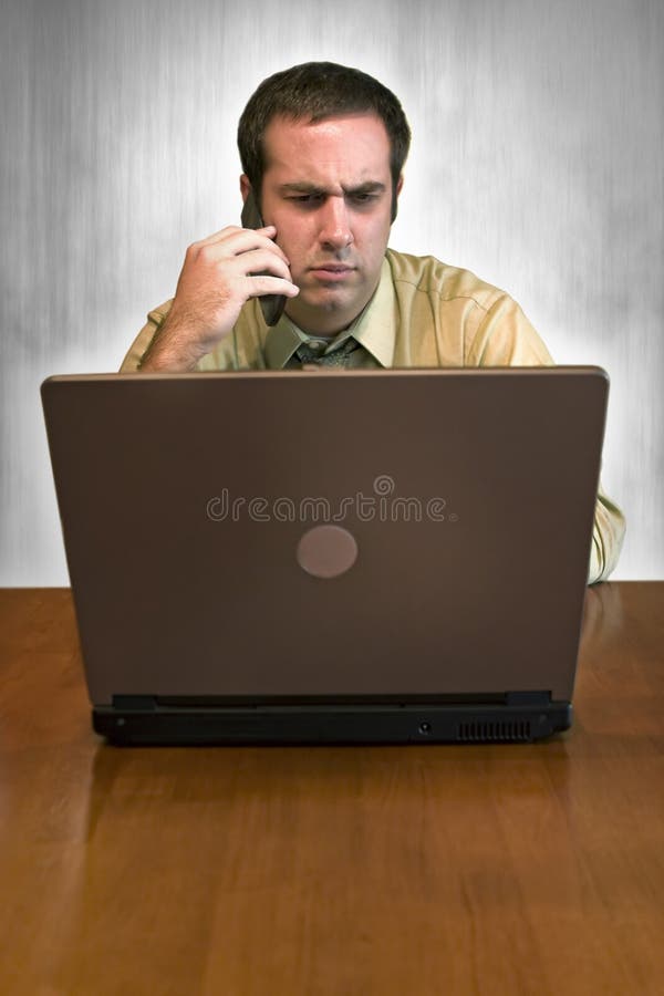 Concerned Business Man stock image. Image of adult, concerned - 6503817