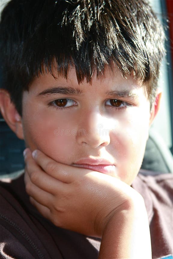Concerned Child stock photo. Image of good, american - 13377368