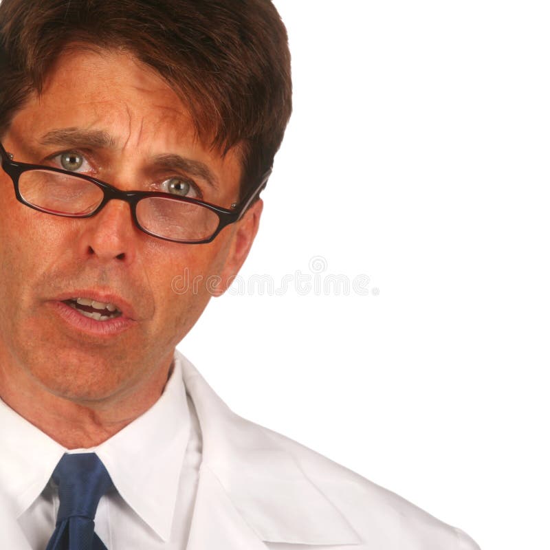 Concerned Doctor stock photo. Image of white, caucasian - 3333896