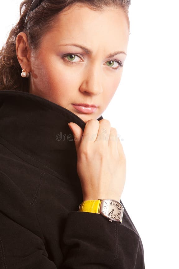 Concerned look stock image. Image of clothing, close, expression - 8770303