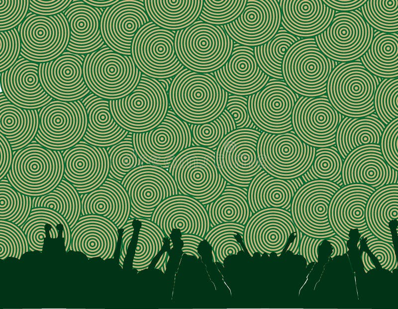 Concert stock illustration. Illustration of shadow, scene - 15033604