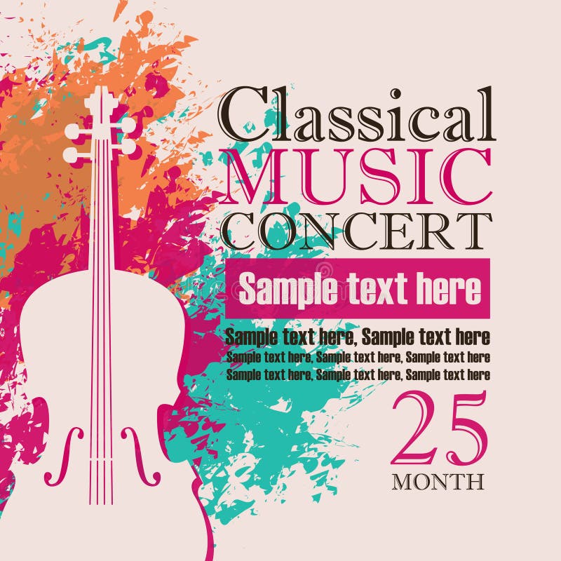 Classical music stock vector. Illustration of popular - 36061551