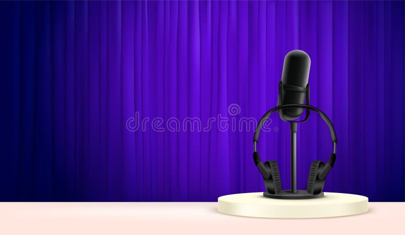 Concert Concept. Horizontal Banner Stock Vector - Illustration of ...