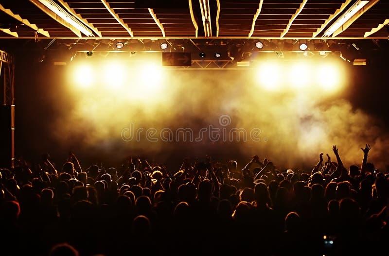 Concert Crowd stock image. Image of actor, rhythm, crowd - 10878353