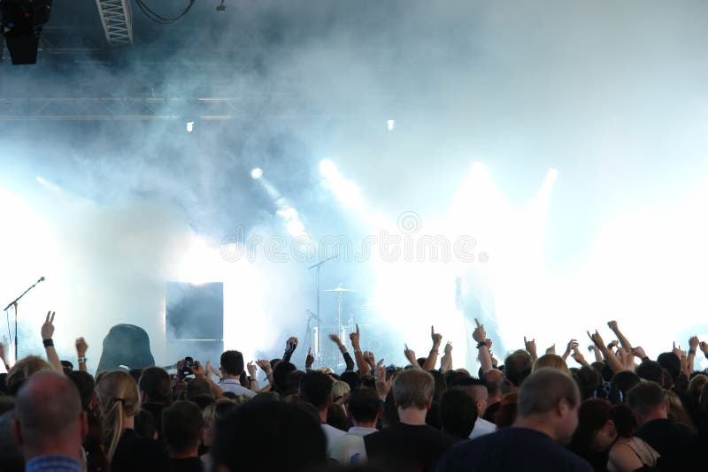 Concert Crowd stock photo. Image of live, punk, people - 6171990