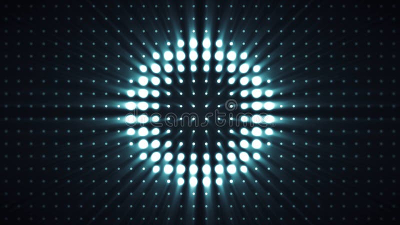 Concert Elements. Panel with the LED Bulb. Abstract Background with ...