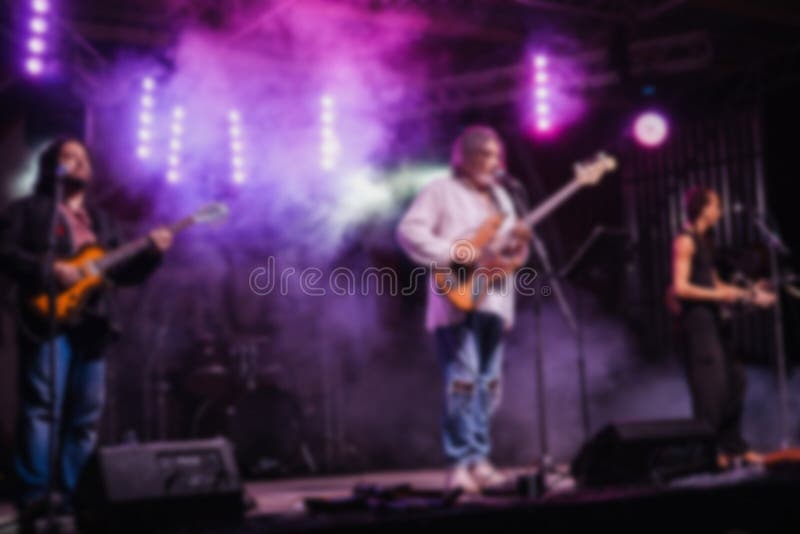 Concert Festival in Blurry Focus. Background Image Stock Image - Image ...