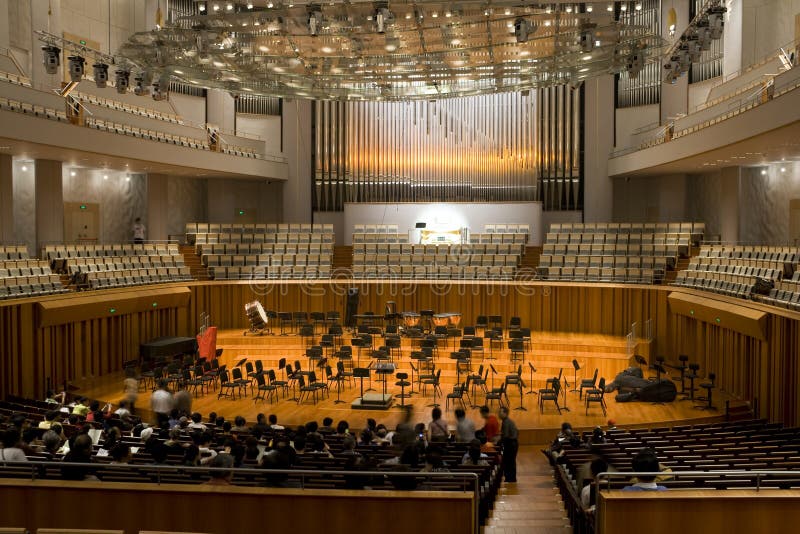 Concert Hall stock photo. Image of chinese, lights, hall - 5065548