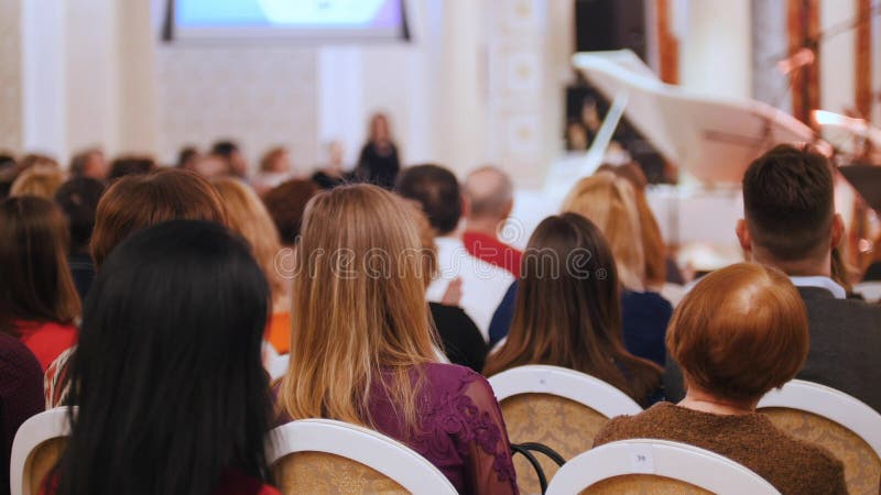 People Sitting In Concert Hall Editorial Stock Image - Image of scene ...