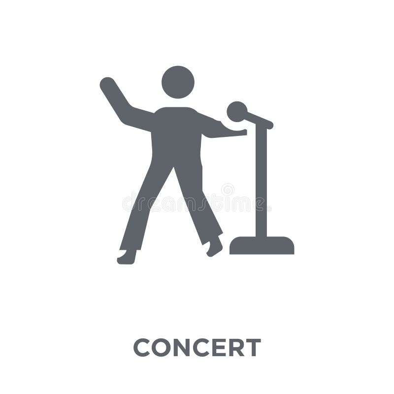 Concert Icon from Entertainment Collection. Stock Vector - Illustration ...