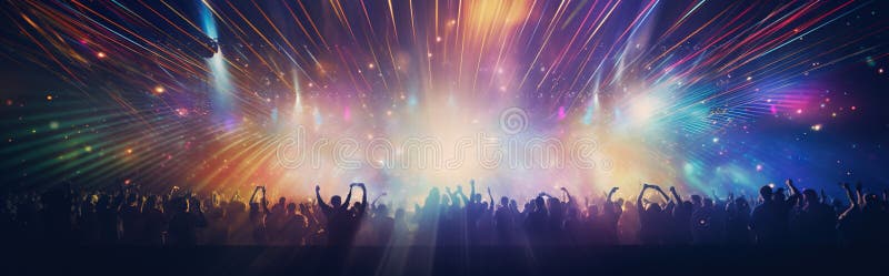 Concert laser show header stock illustration. Illustration of fair ...