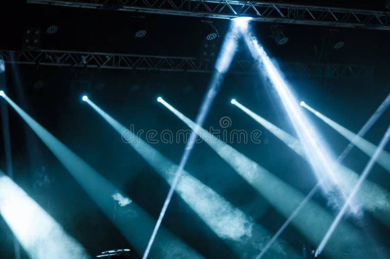 Stage lights on concert stock photo. Image of festival - 179137332