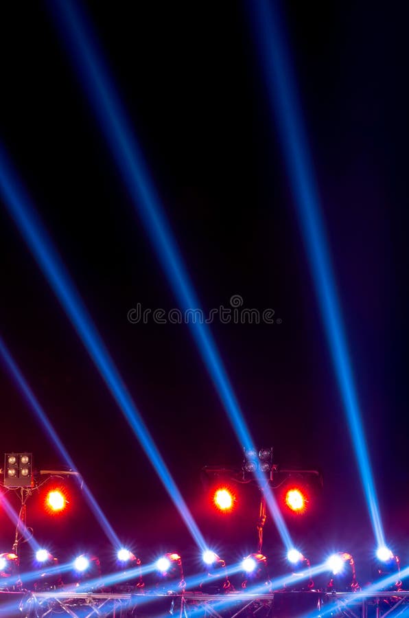 Spotlights stock photo. Image of scanner, effects, light - 12377102