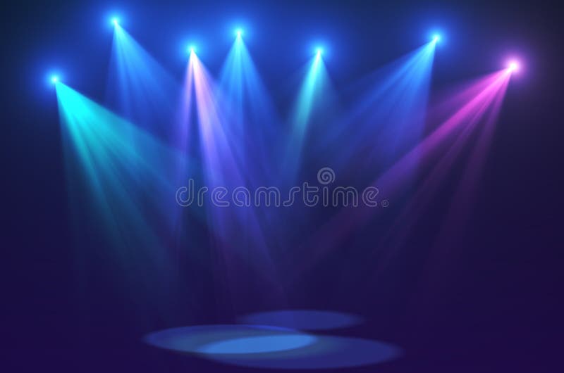 Concert Stage Lights Clipart