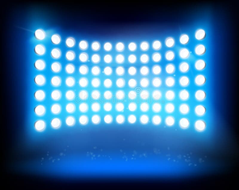 Big Led Screen. Vector Illustration. Stock Vector - Illustration of ...