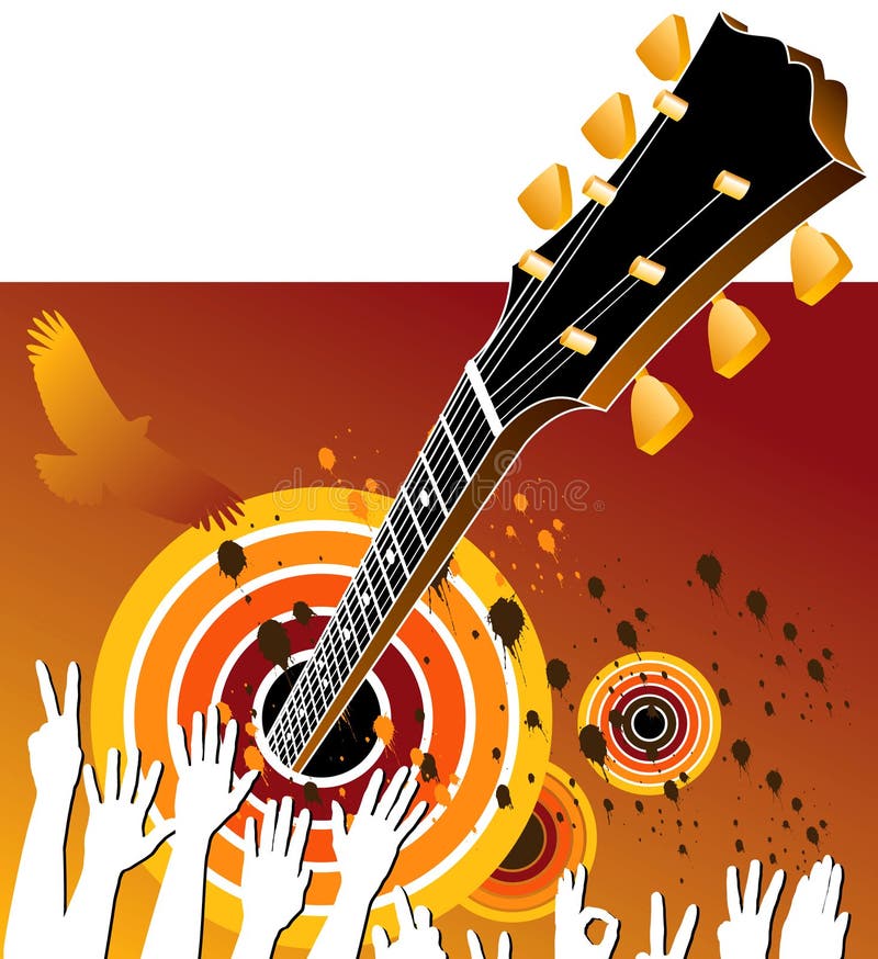 Concert Music Background stock vector. Illustration of artwork - 4870474
