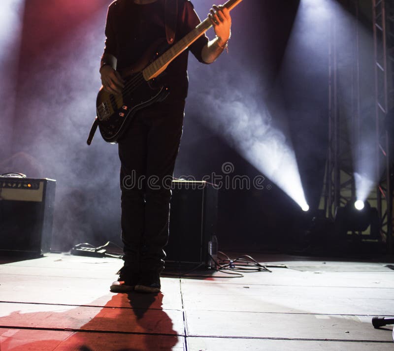 Concert rock scene stock photo. Image of live, crowd - 90064420