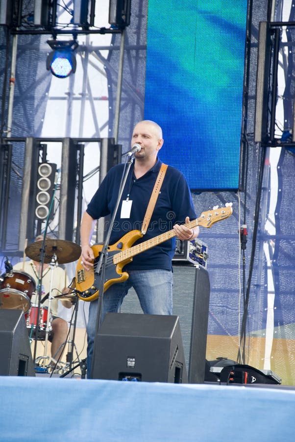 Concert of Russian Rock Group Editorial Photo - Image of singing, stage ...